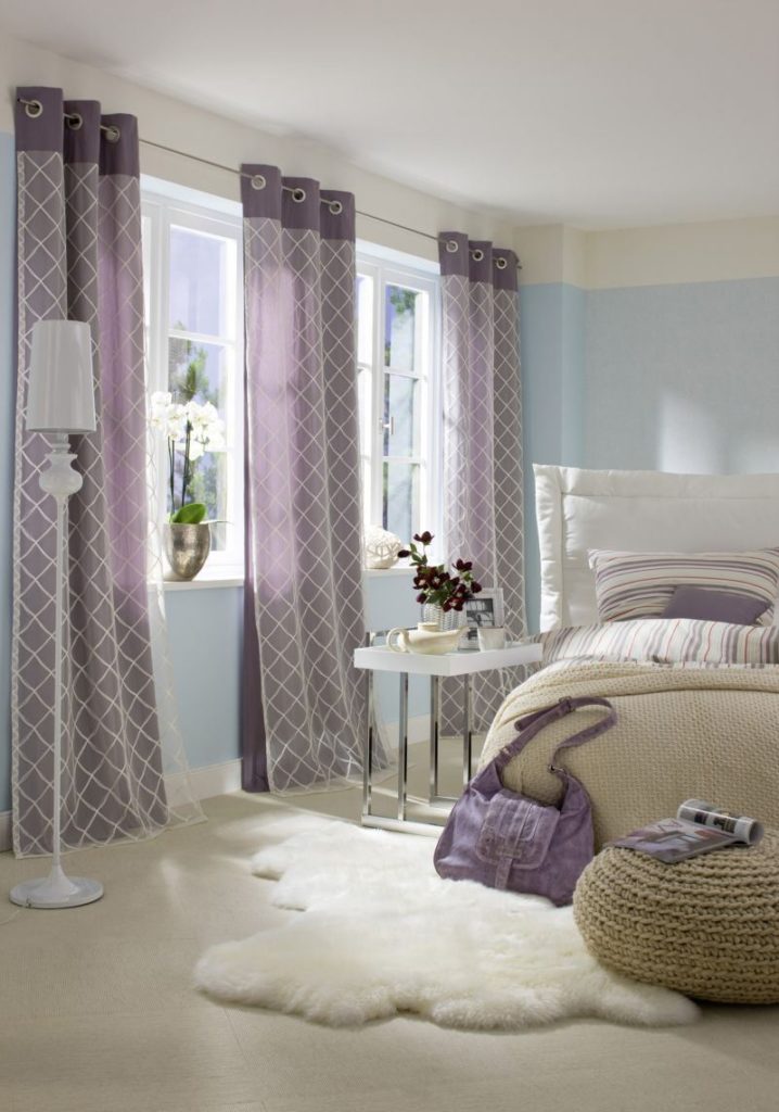 Geometric pattern curtains: a stylish solution for a modern interior