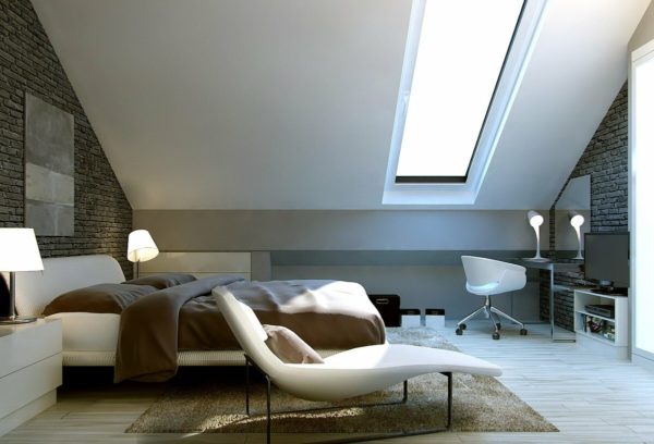Slanted ceiling room design & decorating ideas - Hackrea