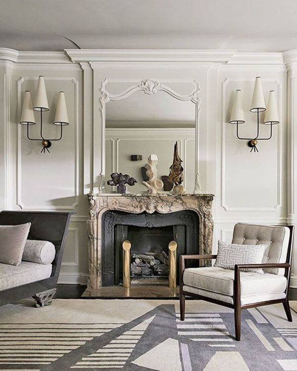 French fireplace: features, design, and decorating ideas - Hackrea