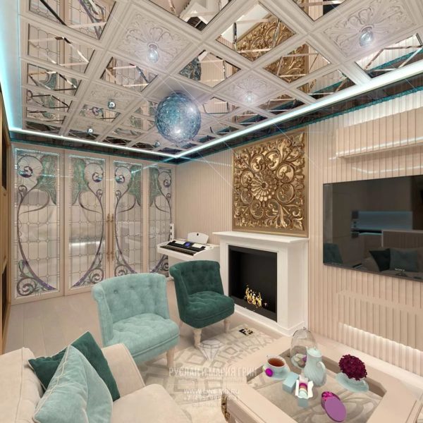 Ceiling mirror: design ideas for every room - Hackrea