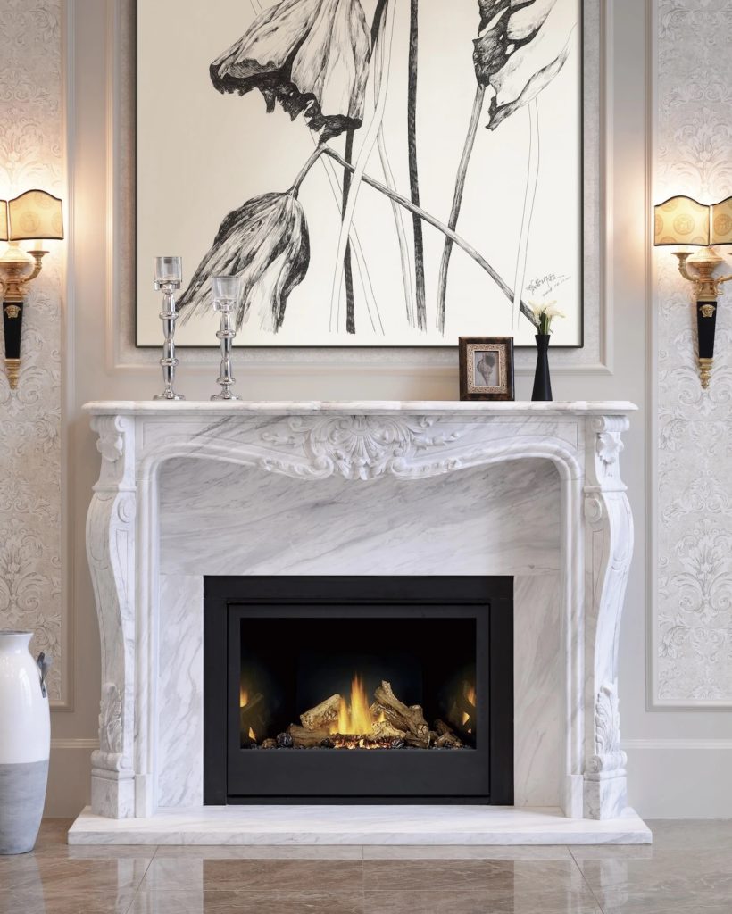 French fireplace: features, design, and decorating ideas - Hackrea