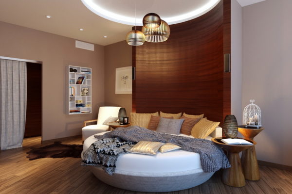 Curved bedroom wall design ideas - Hackrea