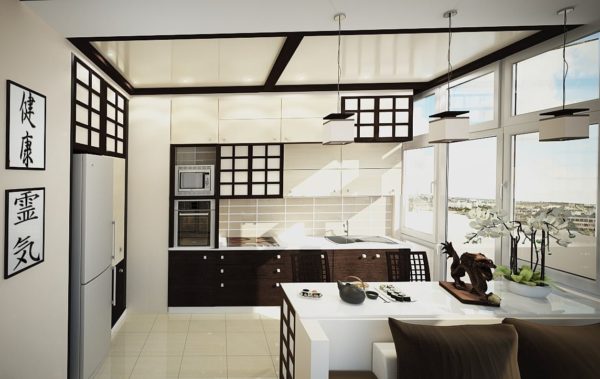 Japanese-style kitchen: interior design ideas - Hackrea