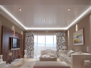 Stretch ceiling: features, pros and cons, and design ideas - Hackrea