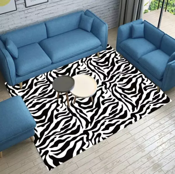 Rug for blue couch: colors, patterns, and styles - Hackrea