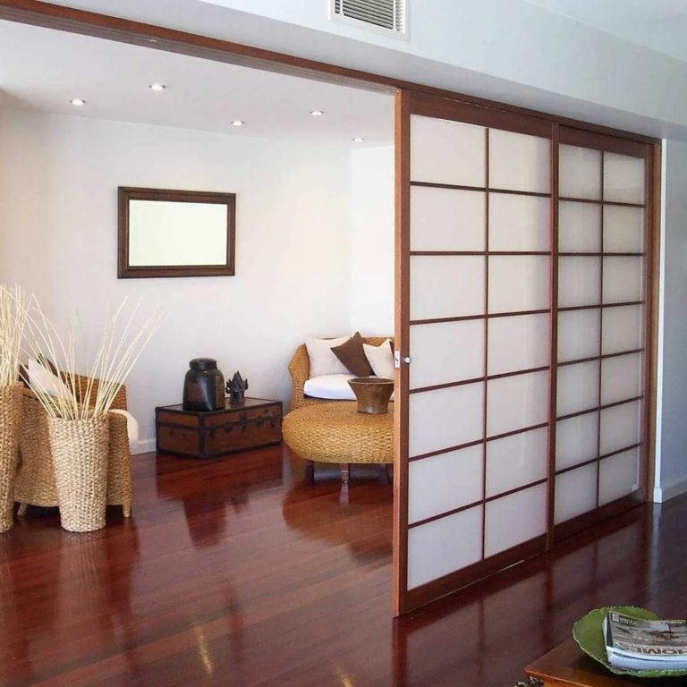 Porte e pareti scorrevoli giapponesi (Shoji): modelli, materiali e idee ...