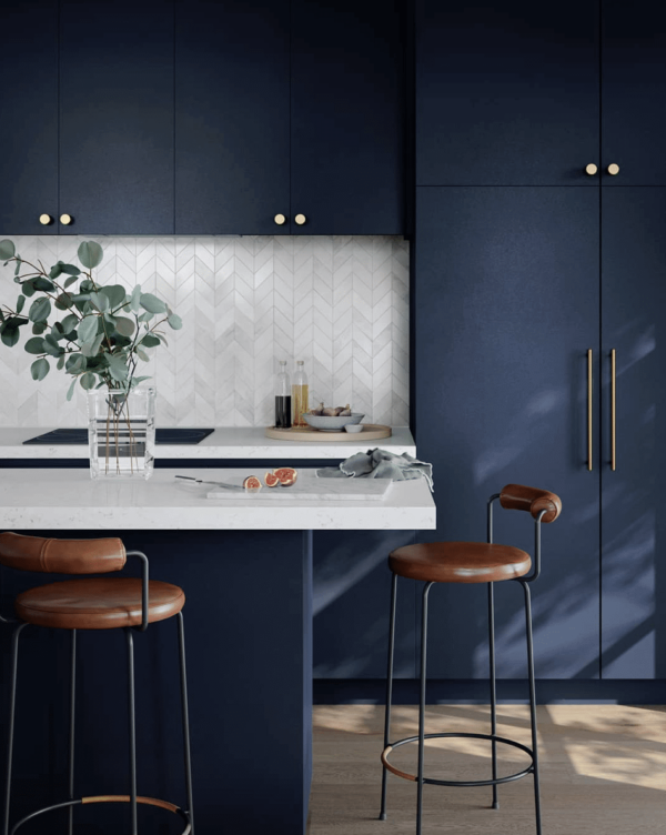 10 Fabulous blue kitchen cabinet ideas for various shades, styles, and ...