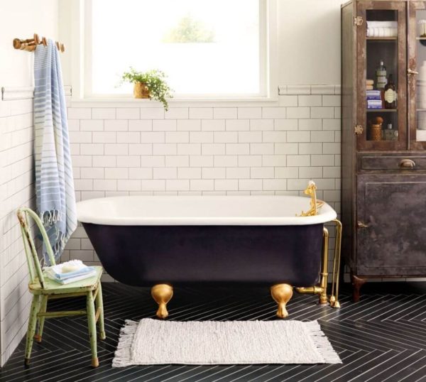 Herringbone bathroom floor ideas: top colors, materials, and designs ...