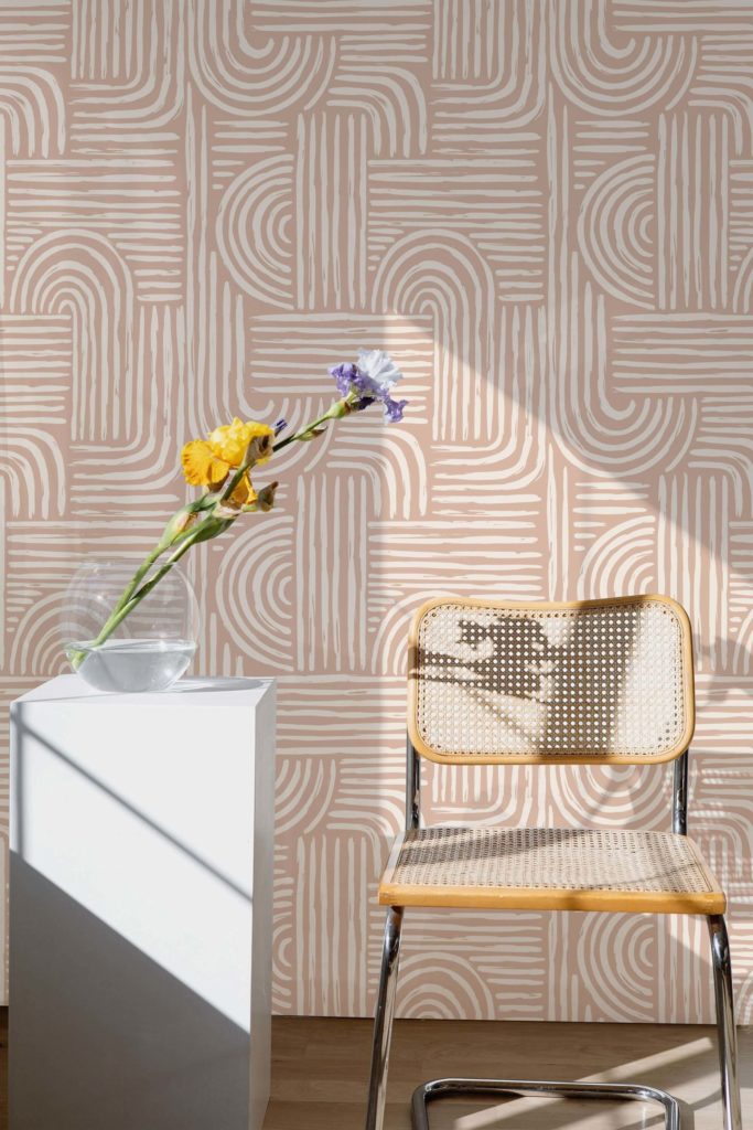 Top 11 Peel and Stick Boho Wallpaper Ideas from Top Designers - Hackrea