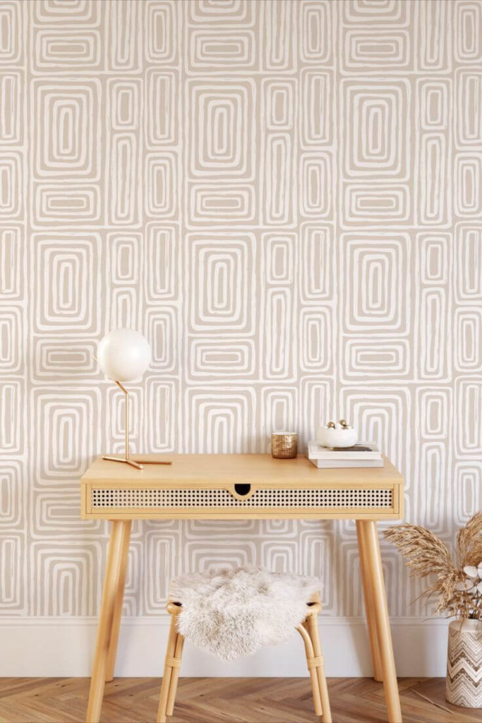 Top 11 Peel and Stick Boho Wallpaper Ideas from Top Designers - Hackrea