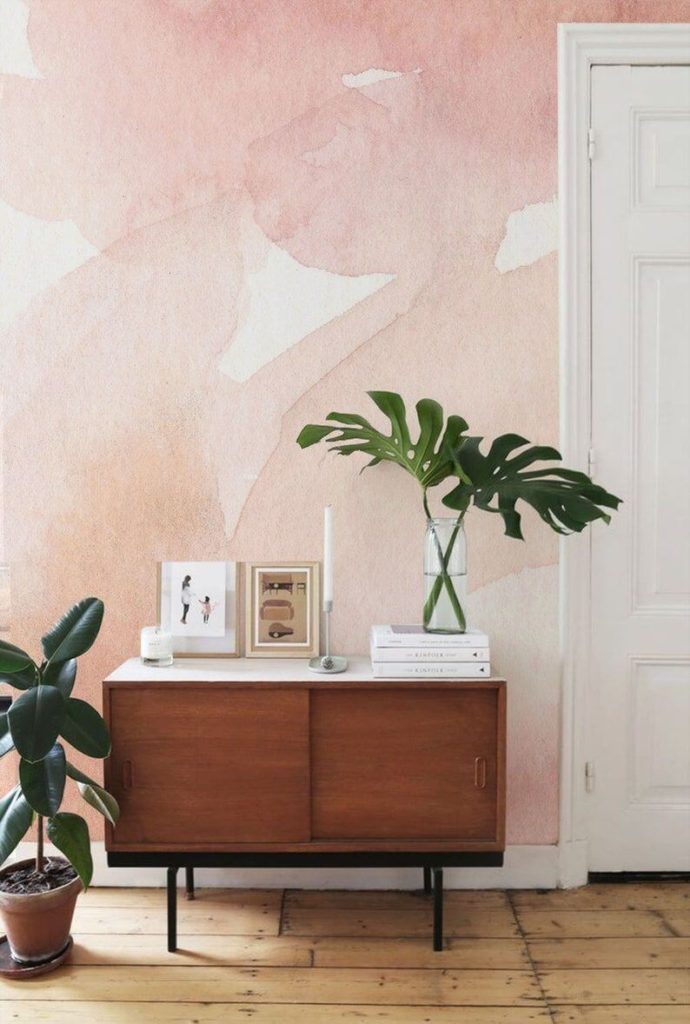 15+ Ways to Decorate with Pink Peel and Stick Wallpaper - Hackrea