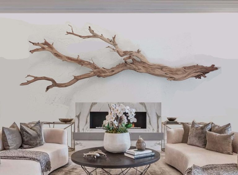 14 Driftwood Wall Art Ideas to Refresh Your Home Decor - Hackrea