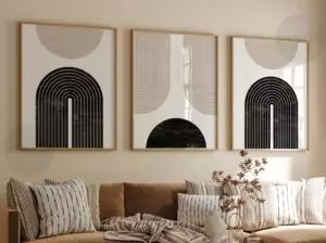 Horizontal Wall Art: How to Style It and Decor Ideas - Hackrea