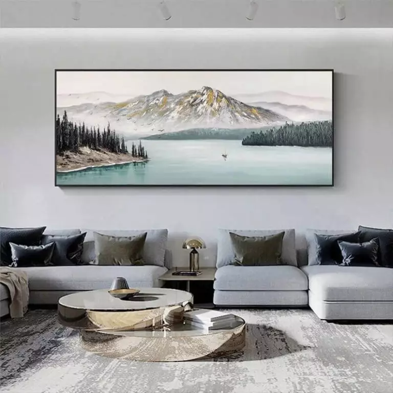 Horizontal Wall Art: How to Style It and Decor Ideas - Hackrea