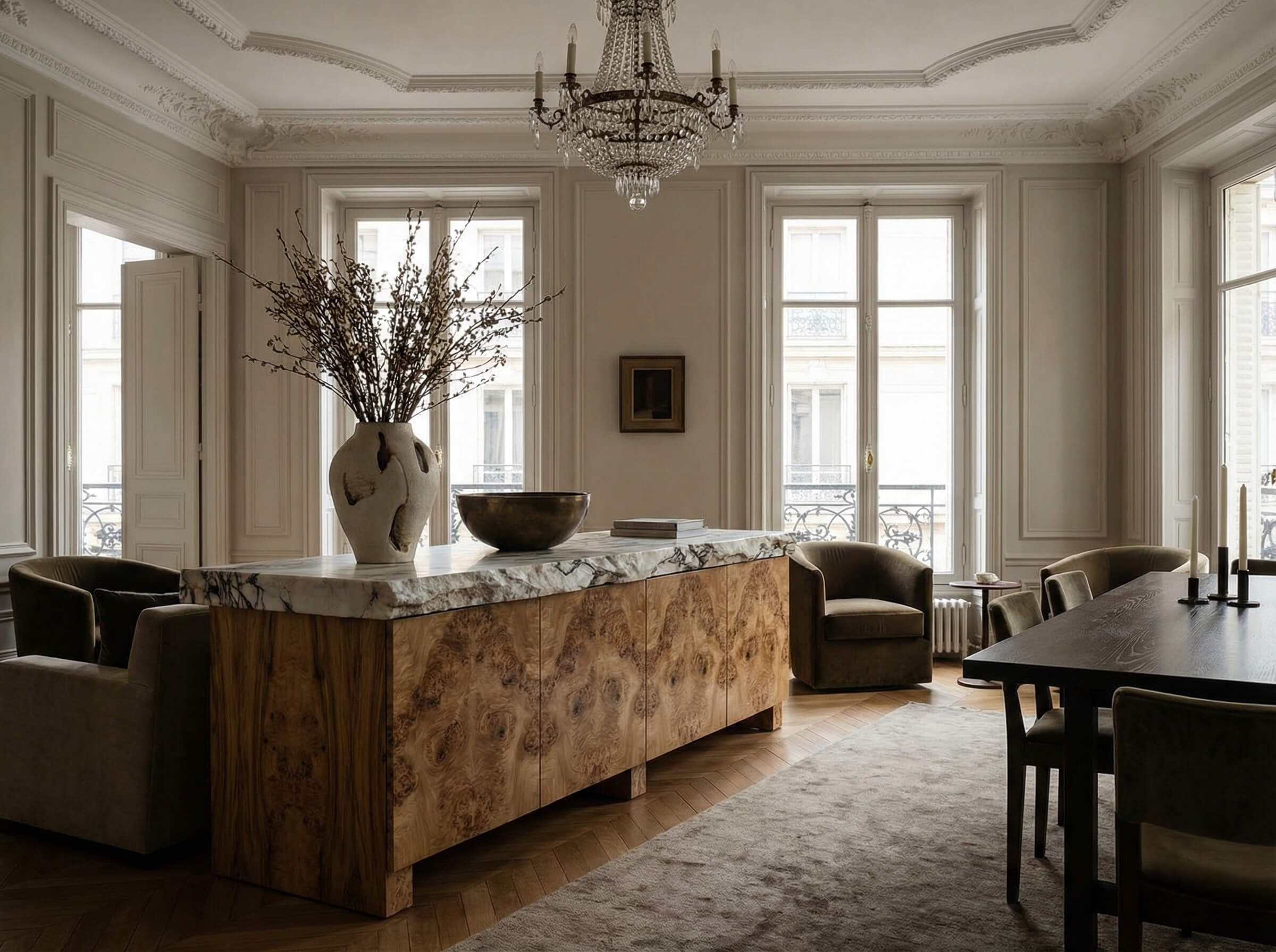 Modern Buffet & Sideboard Trends 2026: The Return of the Hutch & Moody ...