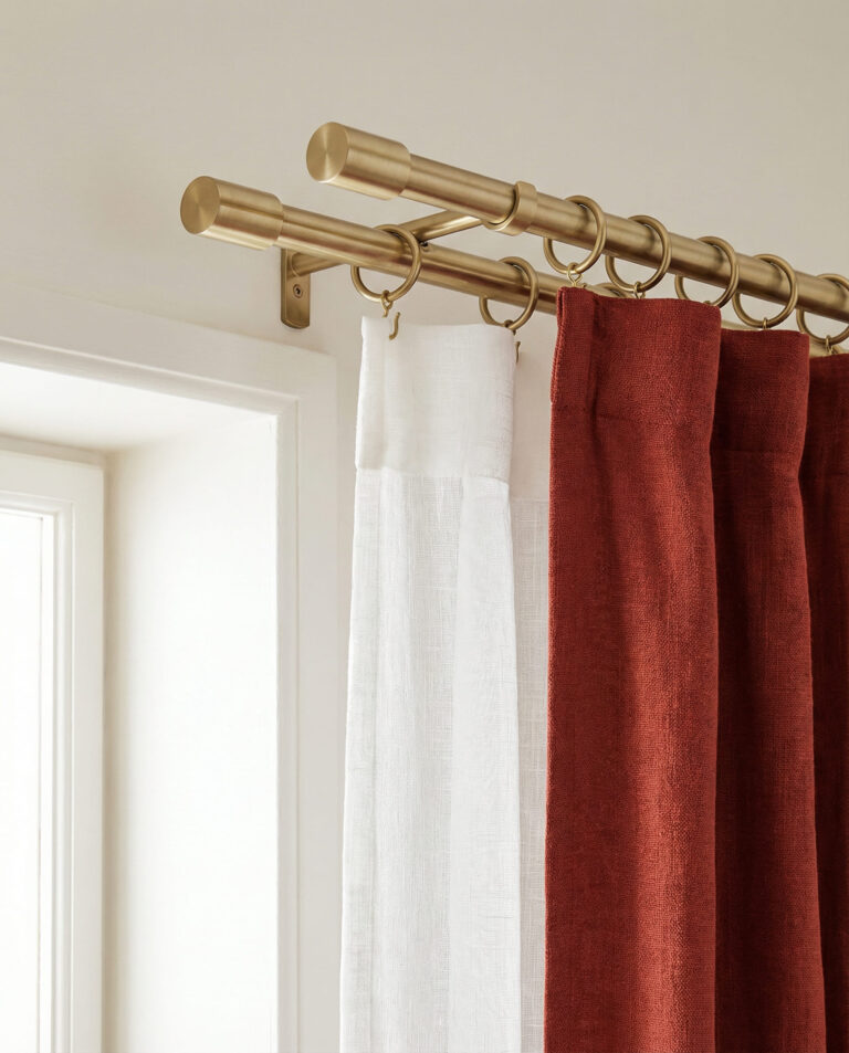 15+ Red Curtain Ideas for 2026: Rust, Velvet & Modern Trends - Hackrea