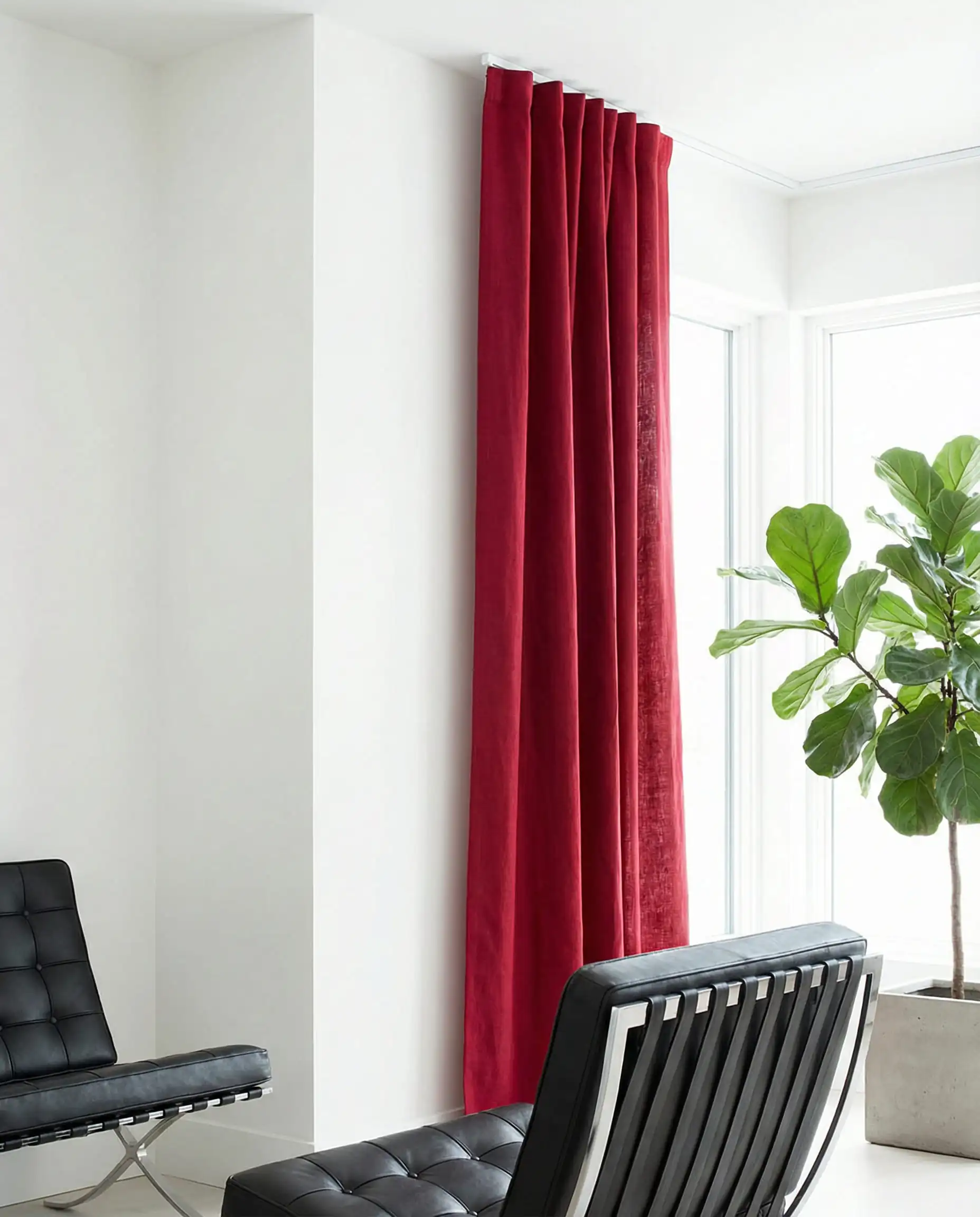 15+ Red Curtain Ideas for 2026: Rust, Velvet & Modern Trends - Hackrea