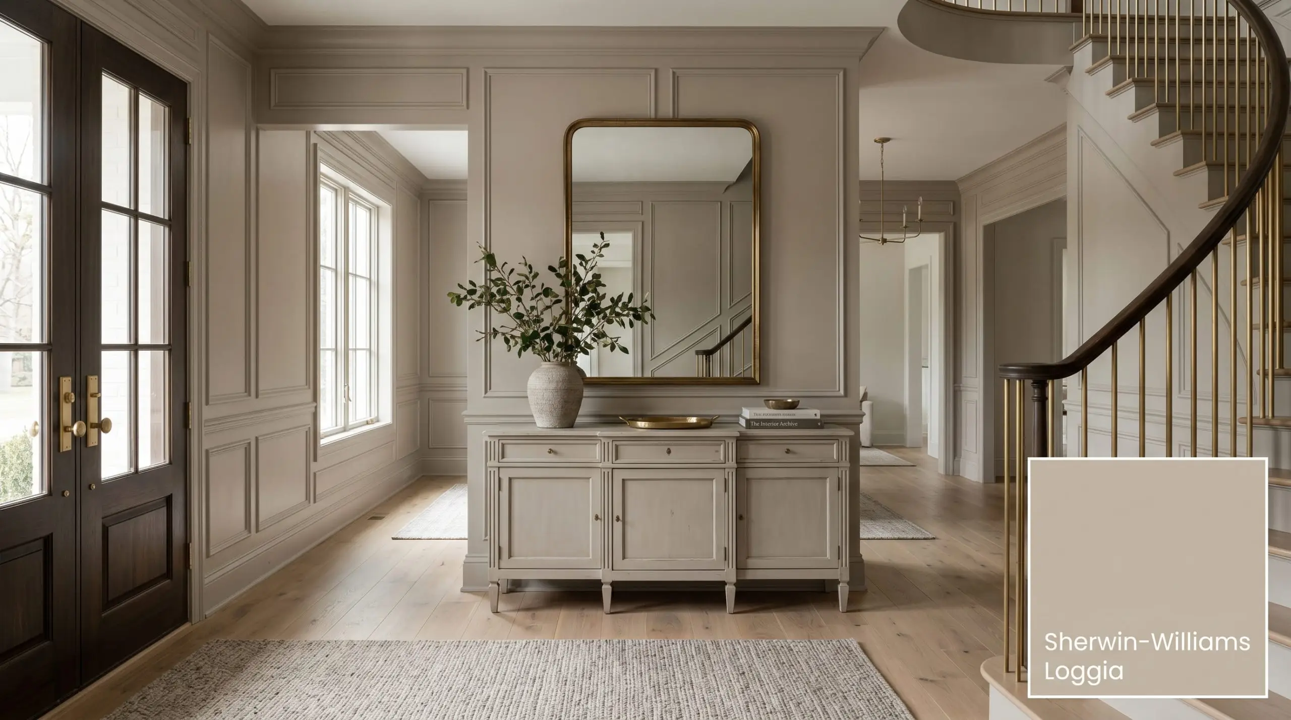 Sherwin-Williams Loggia (SW 7506) Paint Color Review & Palette - Hackrea
