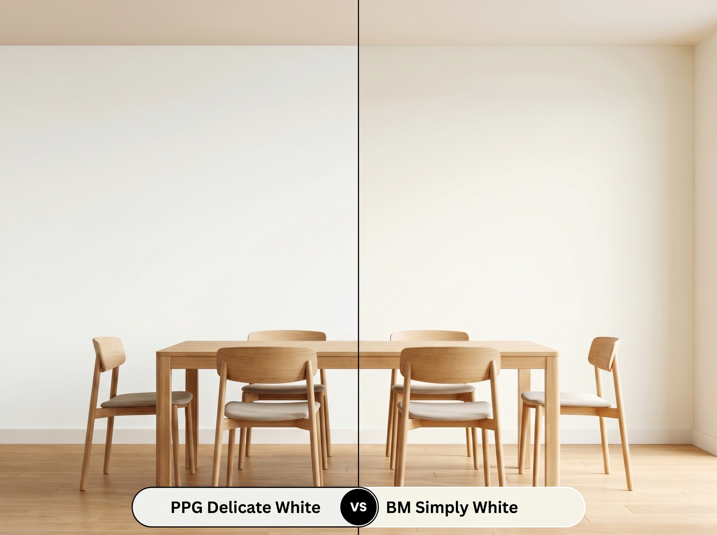 PPG Delicate White (PPG1001-1) Paint Color Review & Guide