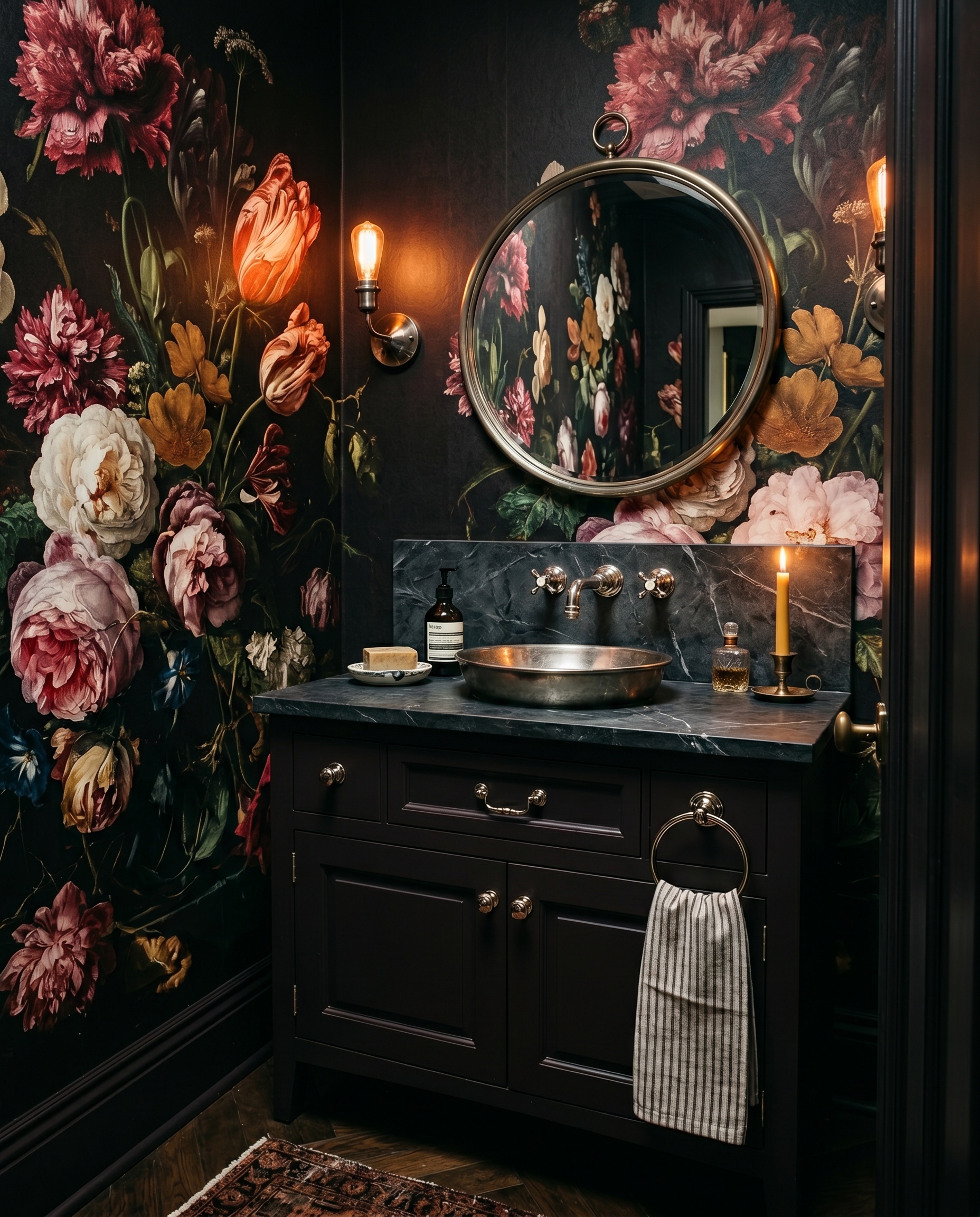 15 Unexpected Powder Room Wallpaper Ideas (That Break the Rules)